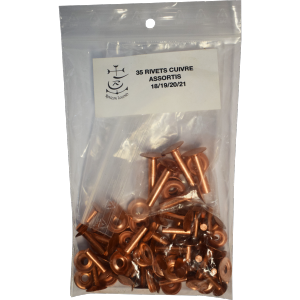 Rivet & contre rivure en cuivre - Ronzon Legend